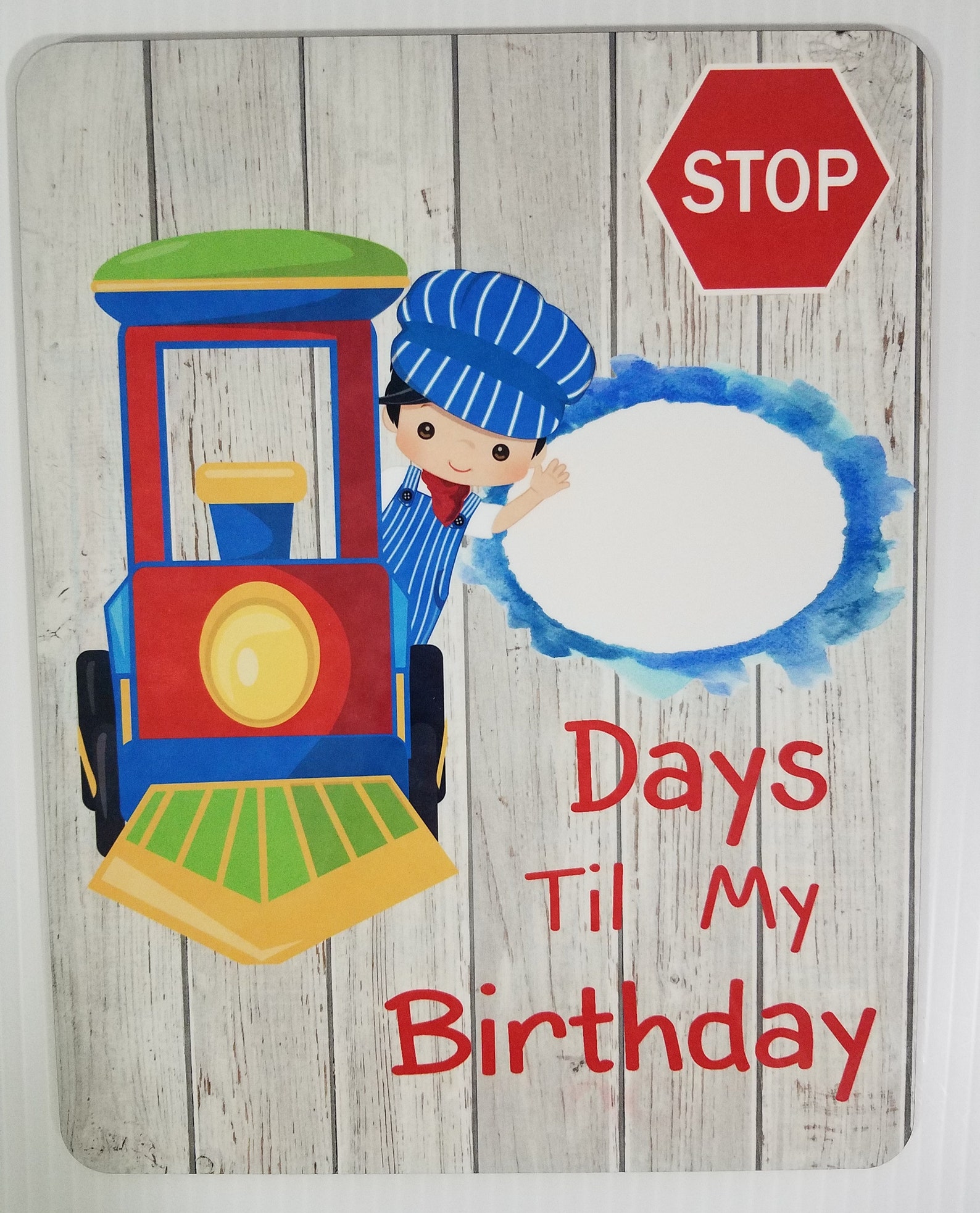 Personalized Birthday Countdown Board Days Until Birthday - Etsy