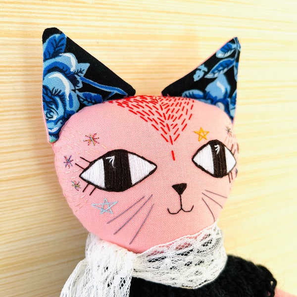 Handmade Cat Rag Doll - Etsy