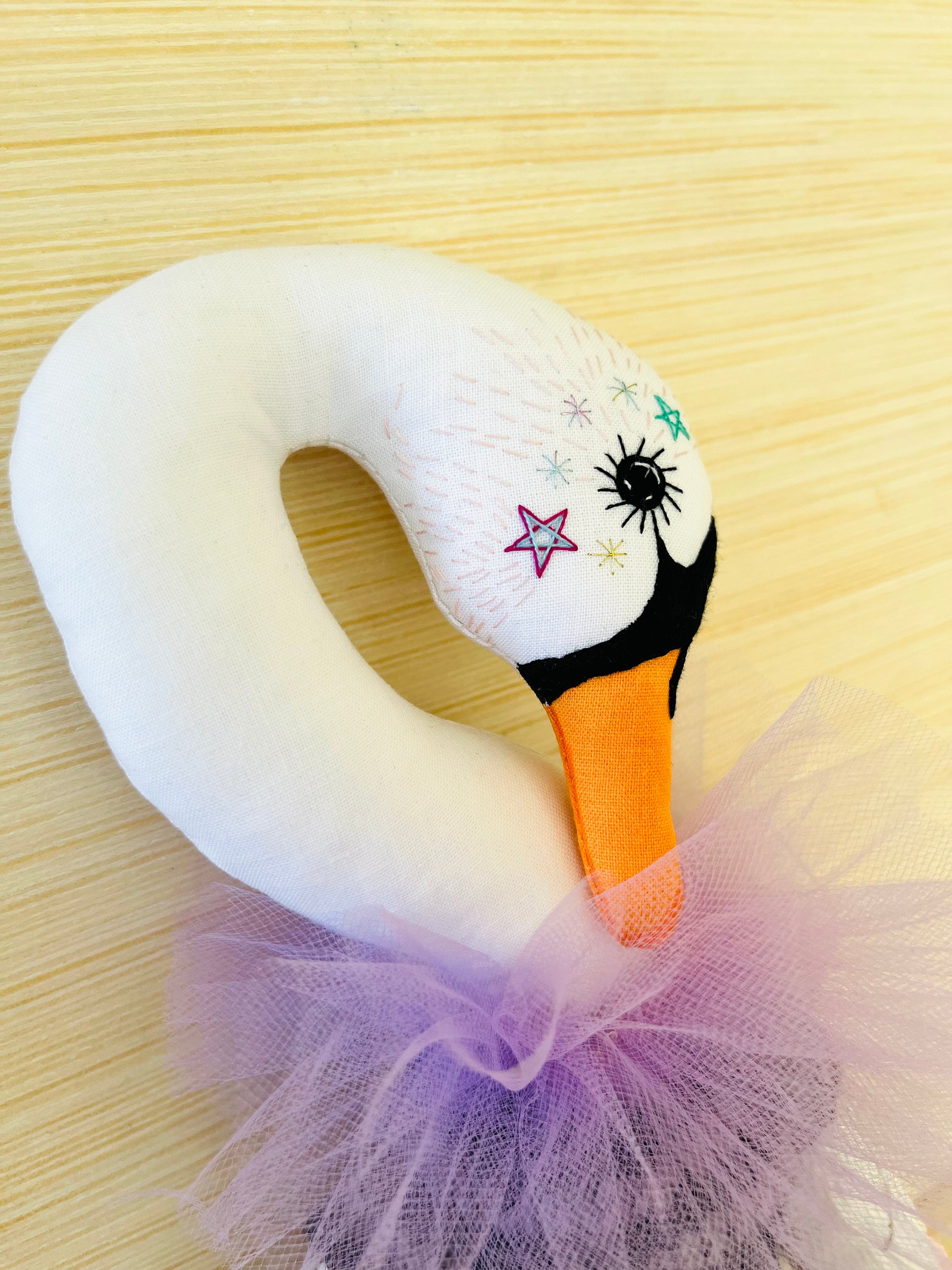 Snowdrop the Swan Girl Cloth Doll. Heirloom Artisan - Etsy