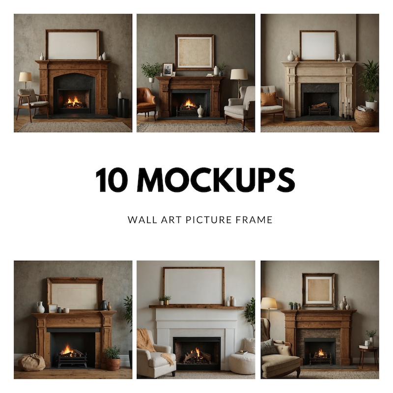 Fireplace Poster - Etsy