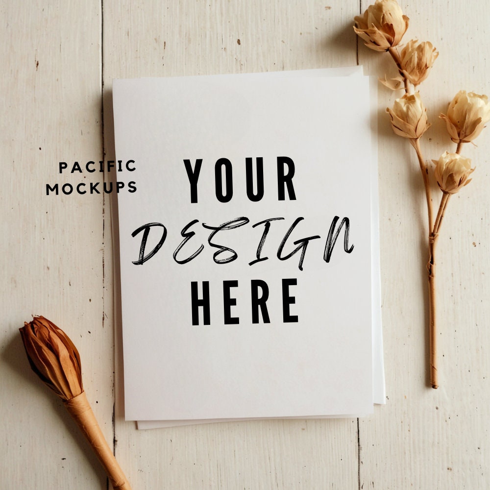 25 Boho Card Mockup Bundle 5x7 Card Mockups Invitations Invite ...