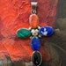 Large Silver and Multi Stone Cross. - Etsy