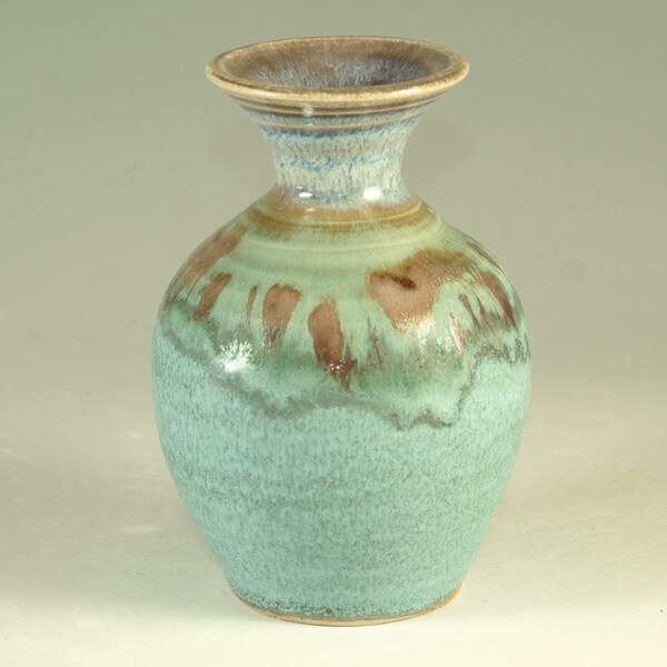 Teal Flower Vase - Etsy