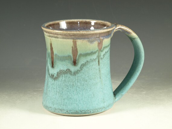 Coffee Mug Cup large ceramic handmade mug with large Handle | Etsy