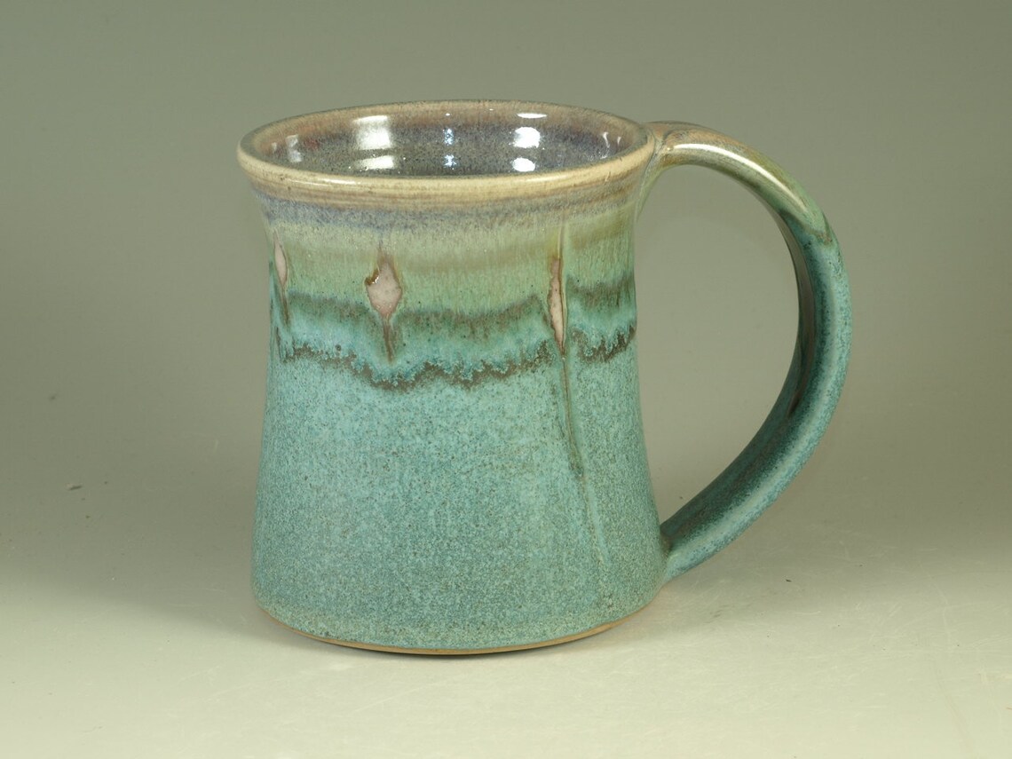 Coffee Mug Cup large Ceramic Handmade Mug With Large Handle - Etsy