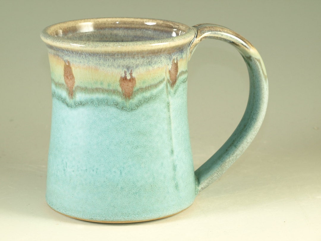 Coffee Mug Cup large Ceramic Handmade Mug With Large Handle - Etsy