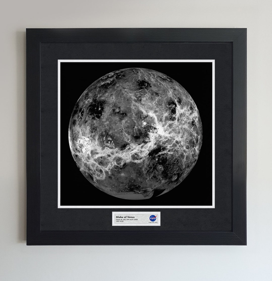 Globe of Venus Poster Planets Space Astronomy Digitally Double Mounted ...