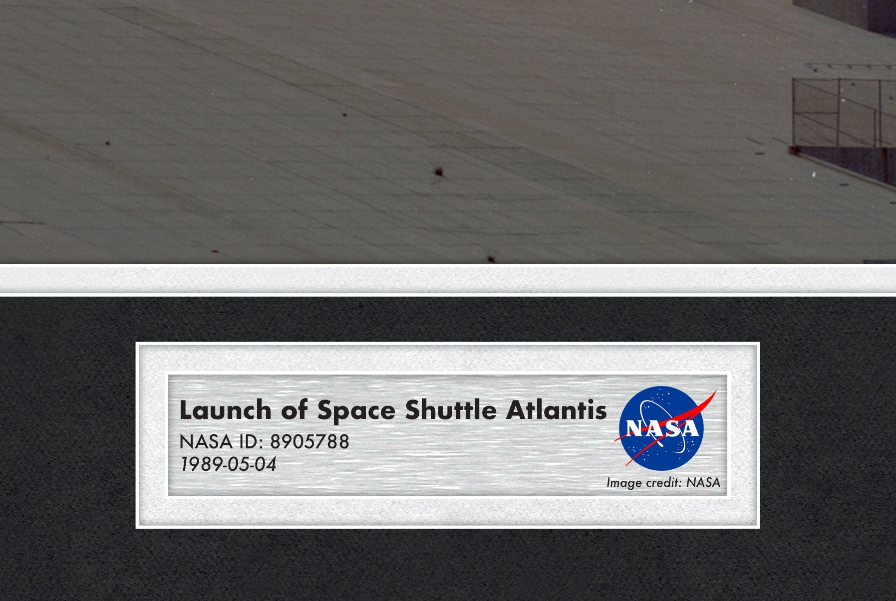 Launch of Space Shuttle Atlantis Poster Space Astronomy Digitally ...