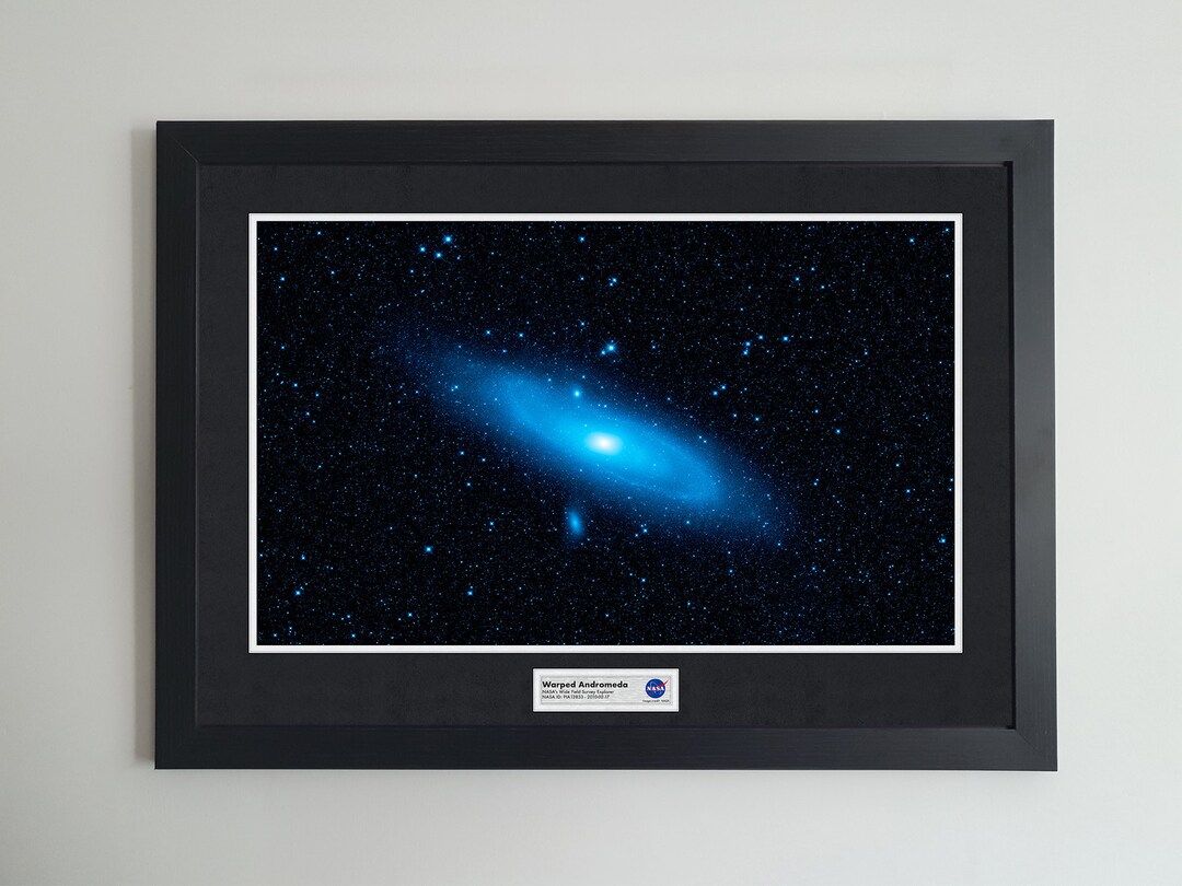 Warped Andromeda Poster Wide Field Survey Explorer Astronomy Digitally ...