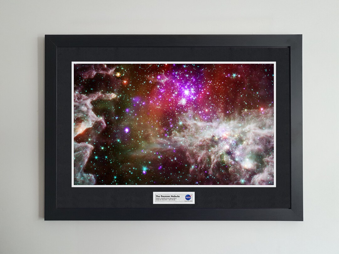 The Pacman Nebula Poster Chandra X-ray Observatory Space Astronomy ...
