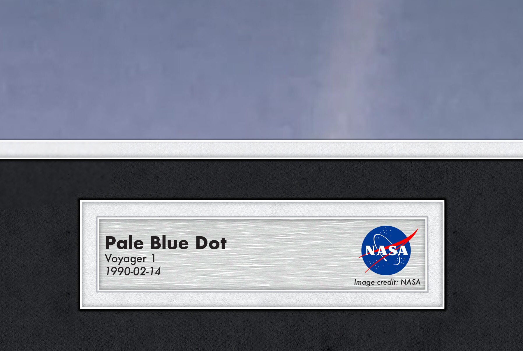 The Pale Blue Dot Poster - Voyager - Space - Earth - Astronomy ...