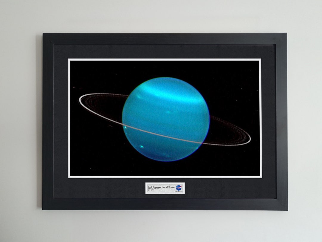 Keck Telescope View of Uranus Poster Planets Space Astronomy Printed ...