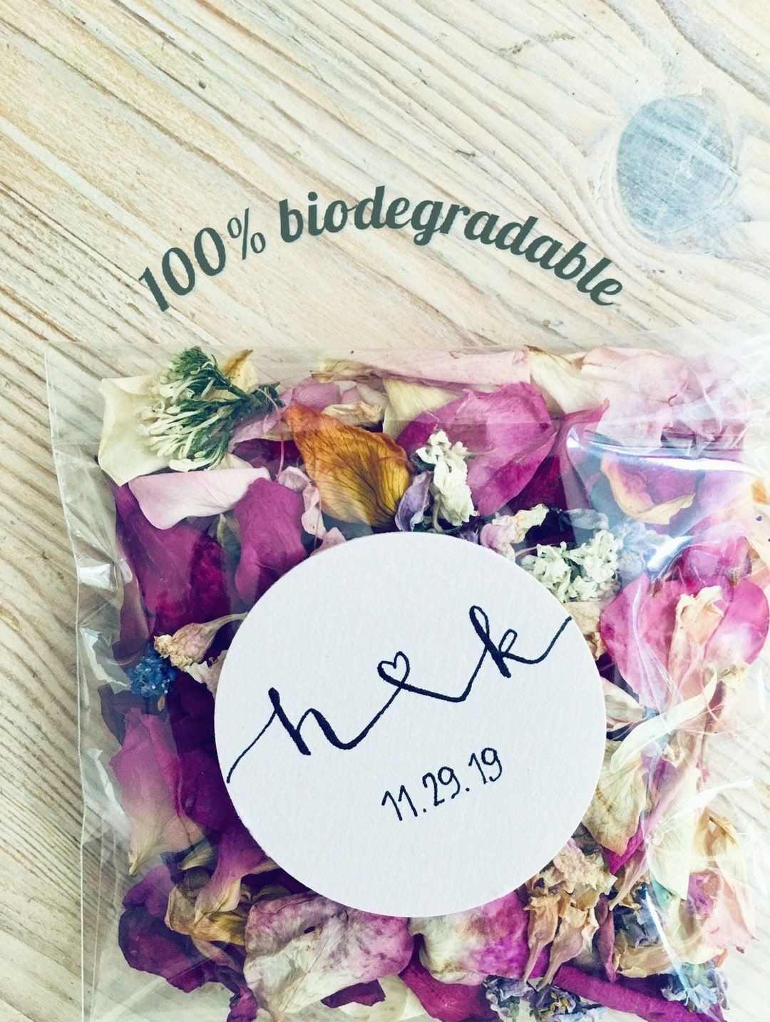 TEST Biodegradable Confetti, Wedding Confetti, Petal Confetti , Flower ...