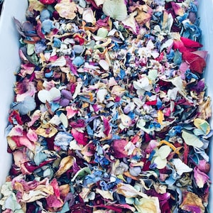 Wedding Confetti, Biodegradable Confetti, Dried Flowers, Flower Petals ...