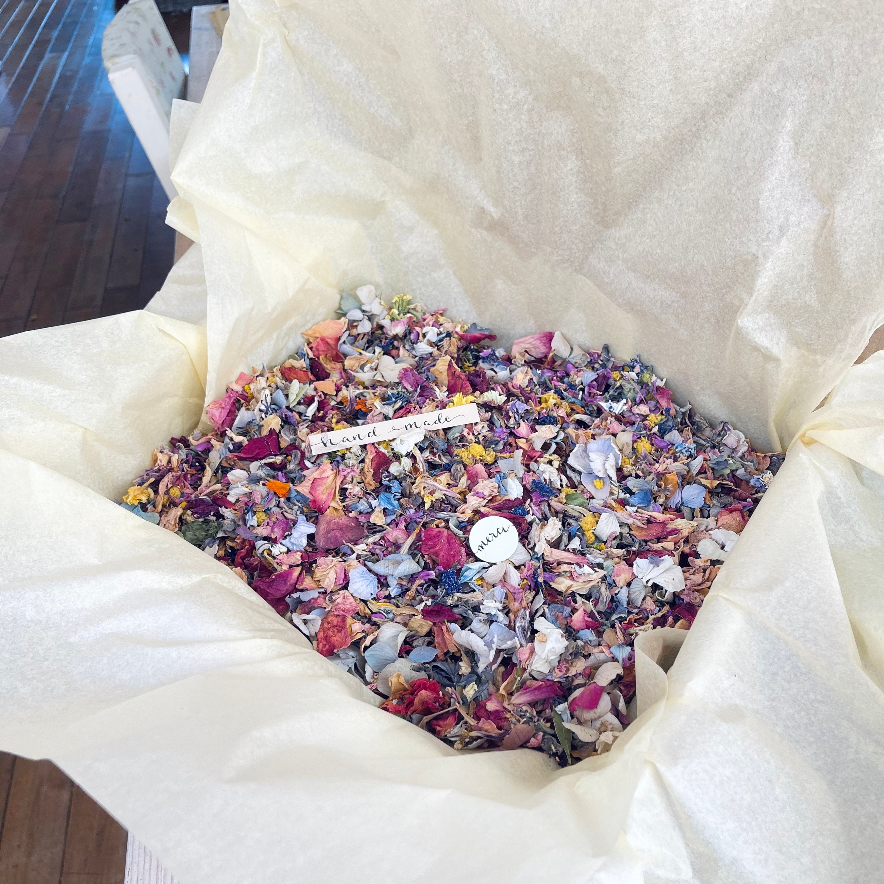 Biodegradable Confetti, Dried Flowers Petals, Wedding Confetti, Wedding ...