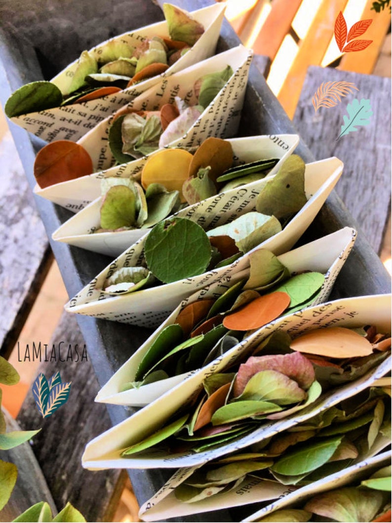 Biodegradable Confetti Wedding Confetti Leaf Confetti Eco - Etsy