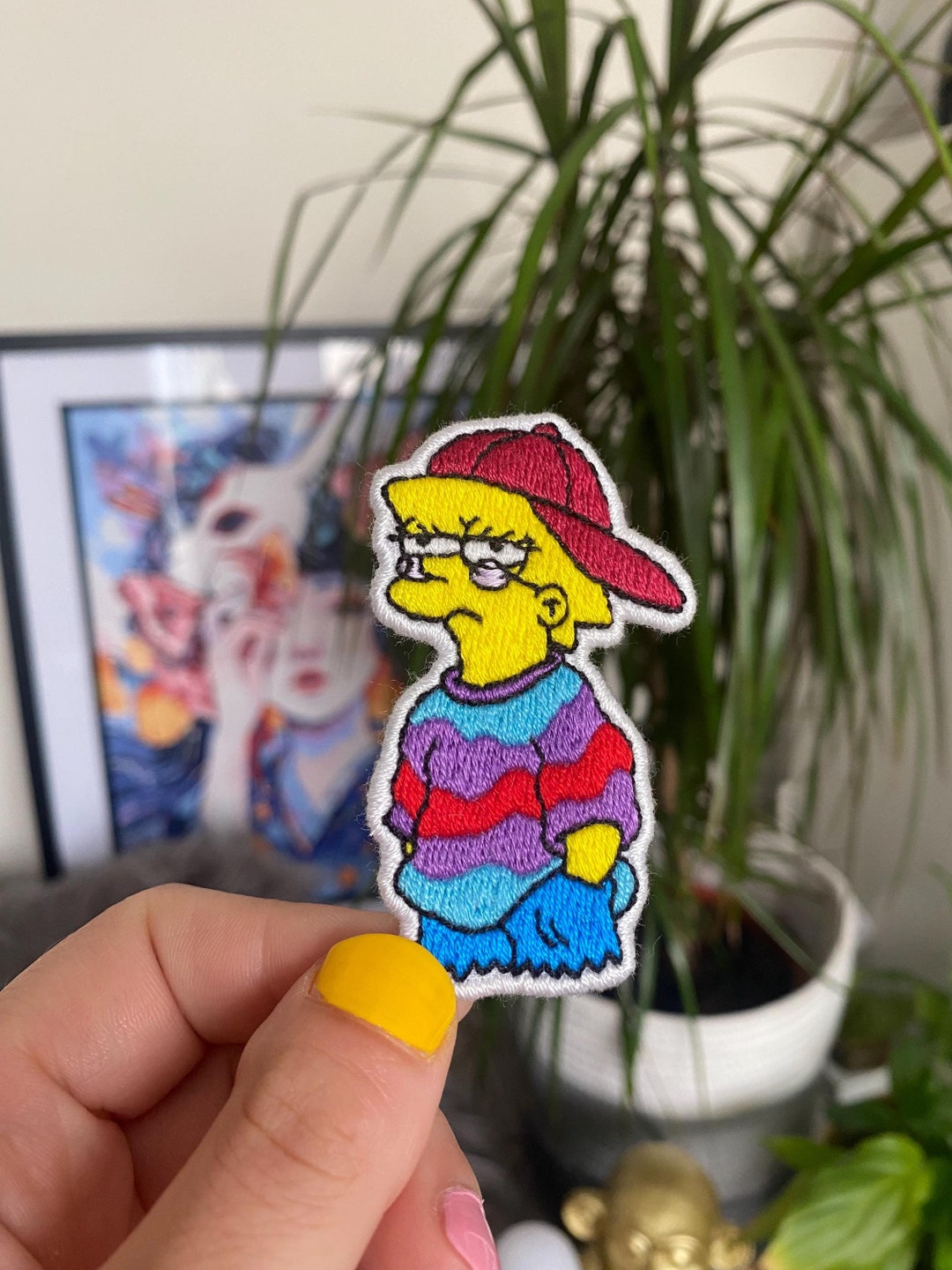 Lisa Simpson Patch - Etsy