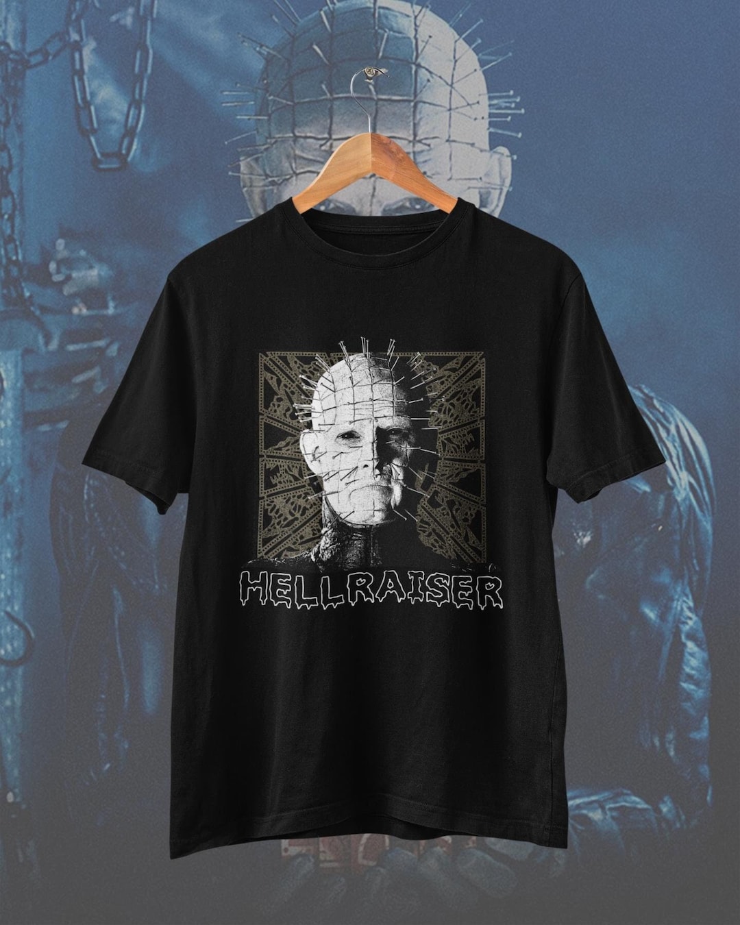 Hellraiser Movie T-shirt | Pinhead Teeshirt, Pin Head Cenobite ...