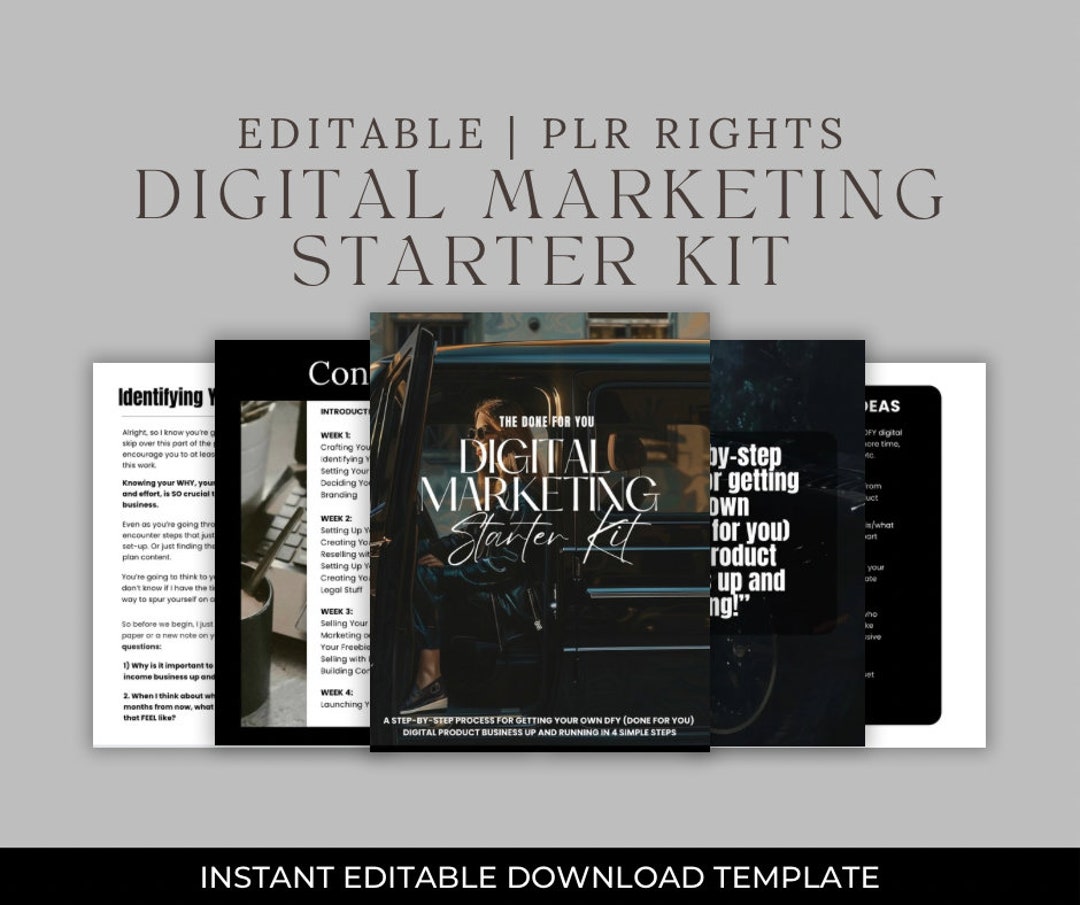 The Digital Marketing Starter Kit | Essential Guide for Beginners | PLR ...