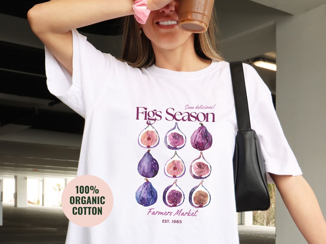 Fig T Shirt, Graphic Fig Shirt, Figs Shirt, Fruit Tee, Cute Aesthetic ...