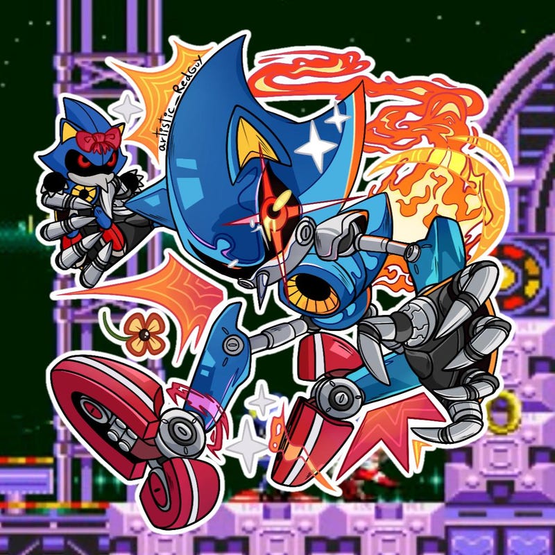 Sonic Cd Metal Sonic - Etsy Australia