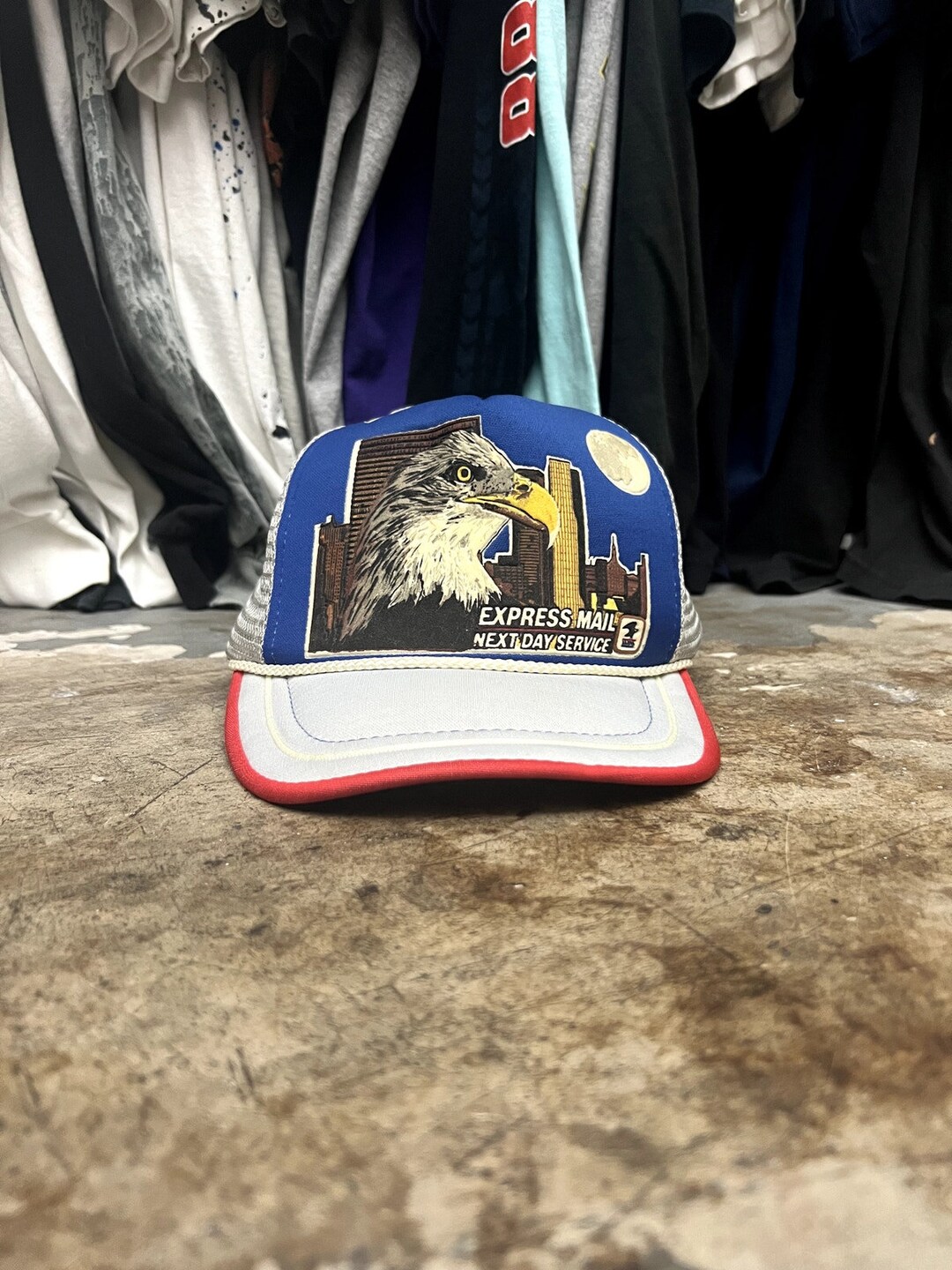 Vintage 80's USPS Post Office Eagle Trucker Hat - Etsy