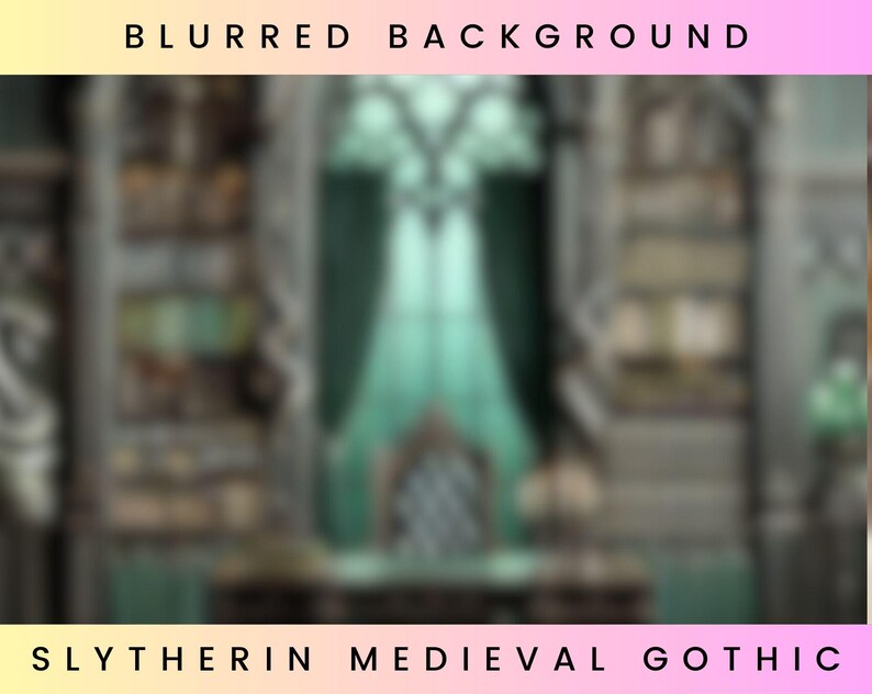 Slytherin Virtual Office Background Norman Romanesque Gothic Revival ...