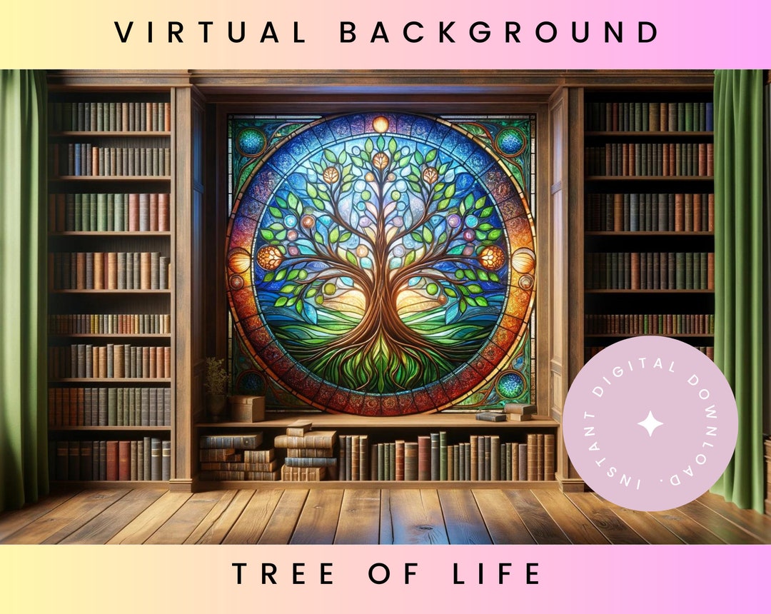 Tree of Life, Tree of Life Zoom Backgrounds, Zoom Background Office ...