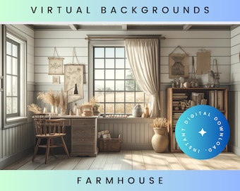 Country Rustic Zoom Backgrounds, Zoom Background Office, Zoom ...