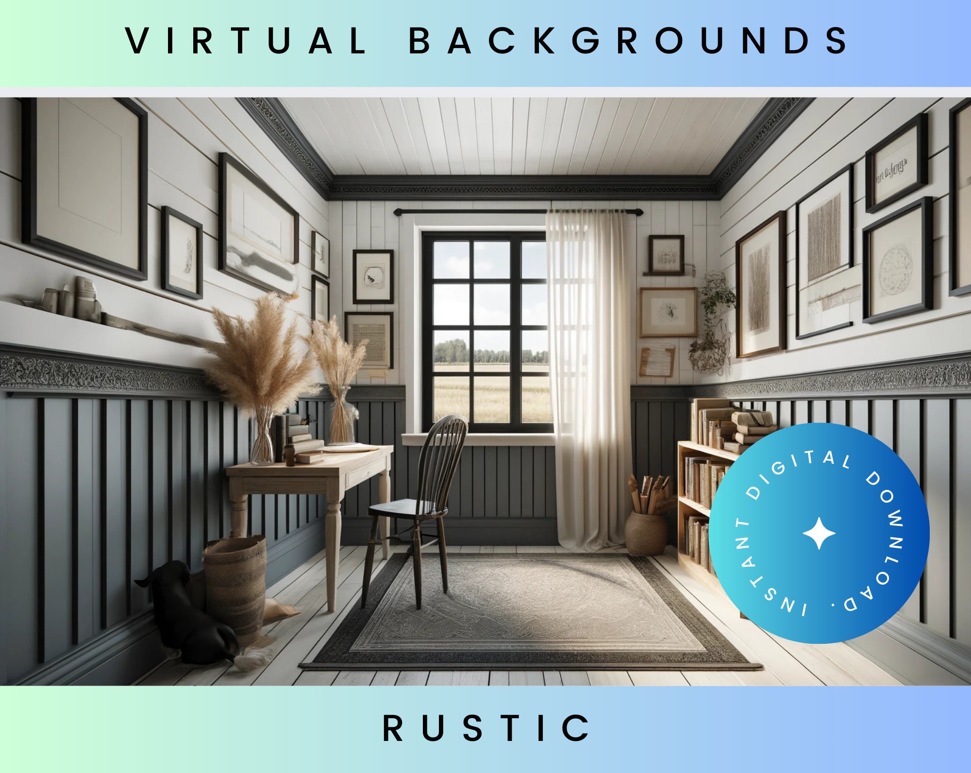 Country Navy Zoom Backgrounds, Zoom Background Office, Zoom Background ...