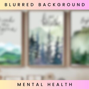 Mental Health Awareness Zoom Backgrounds Therapist Psychologist Framed ...