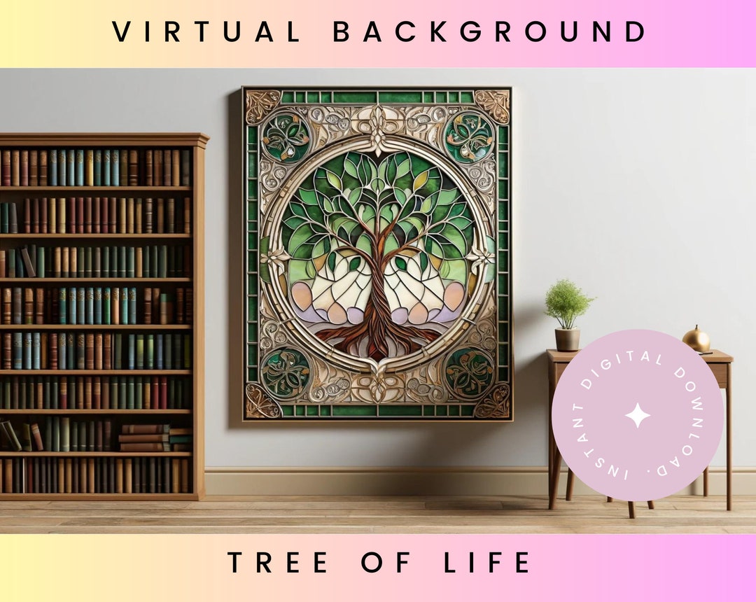 Tree of Life, Tree of Life Zoom Backgrounds, Zoom Background Office ...