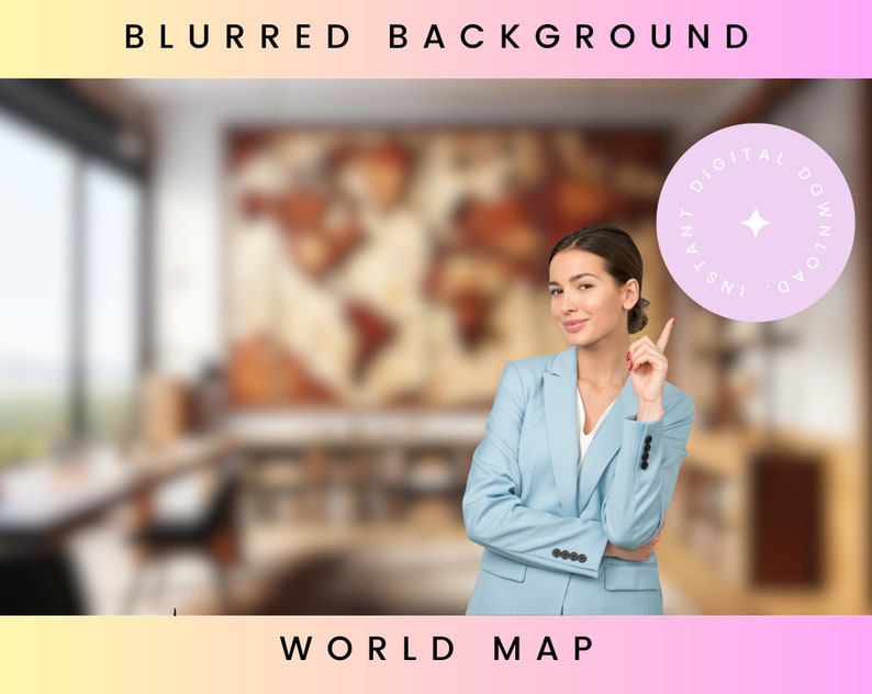 Wood World Map, Wooden World Map Zoom Backgrounds, Zoom Background ...