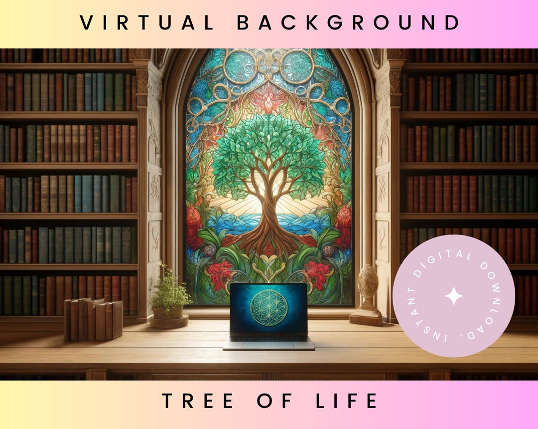 Tree of Life, Tree of Life Zoom Backgrounds, Zoom Background Office ...