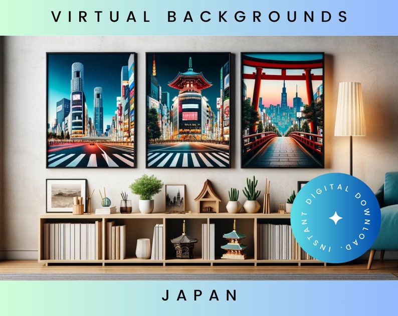Japan Tokyo Zoom Backgrounds, Zoom Background Office, Zoom Background ...