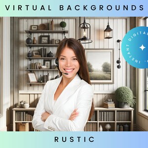 Country Rustic Zoom Backgrounds, Zoom Background Office, Zoom ...