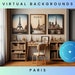 Paris France Zoom Backgrounds, Zoom Background Office, Zoom Background ...