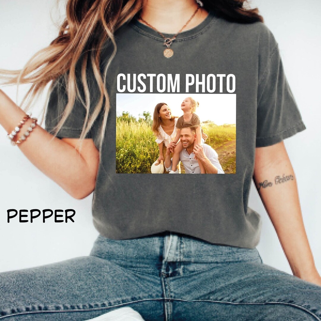 Photo Shirt, Custom Shirt With Photo, Personalized Photo Tee, Comfort ...