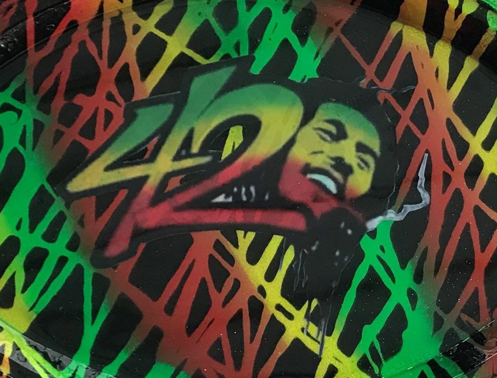 Bob Marley 420 Graffiti Rolling Tray | Etsy