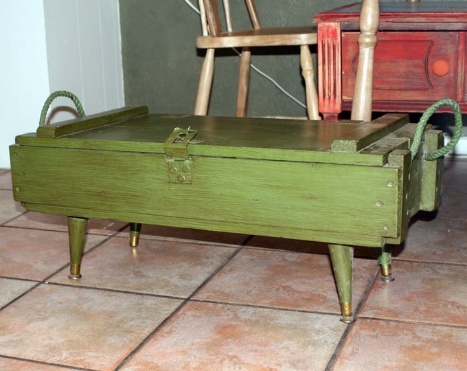 US Military Ammo Ammunition Box Repurposed as a Coffee Table - Etsy