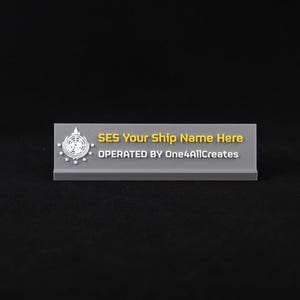 Helldivers 2 Ship Name Plaque: Personalized Gamer Tag Display - Etsy