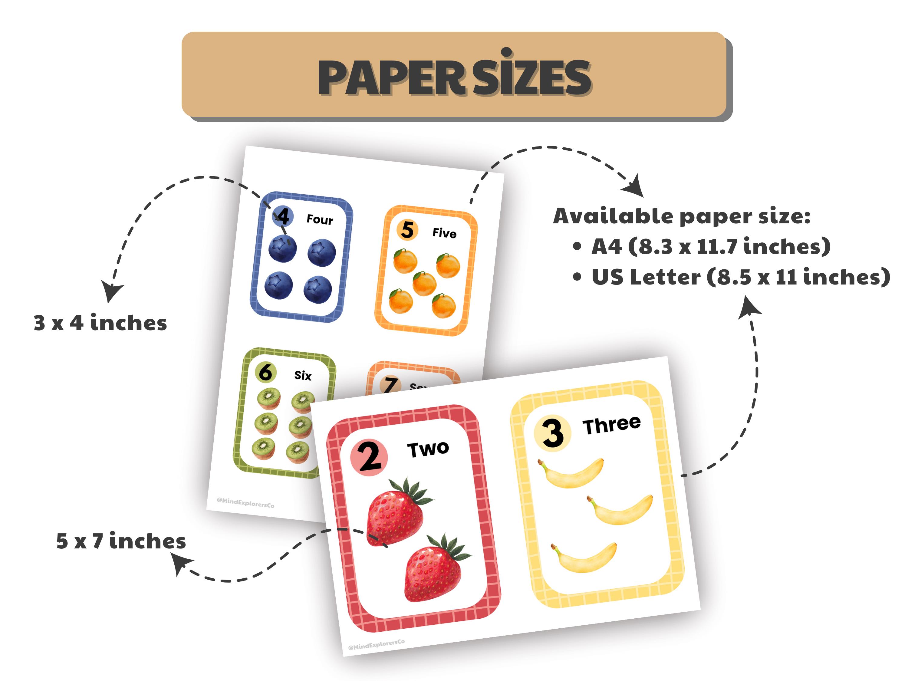 Numbers 1-10 Fruits Flashcards | Number Recognition for Kids | Toddler ...