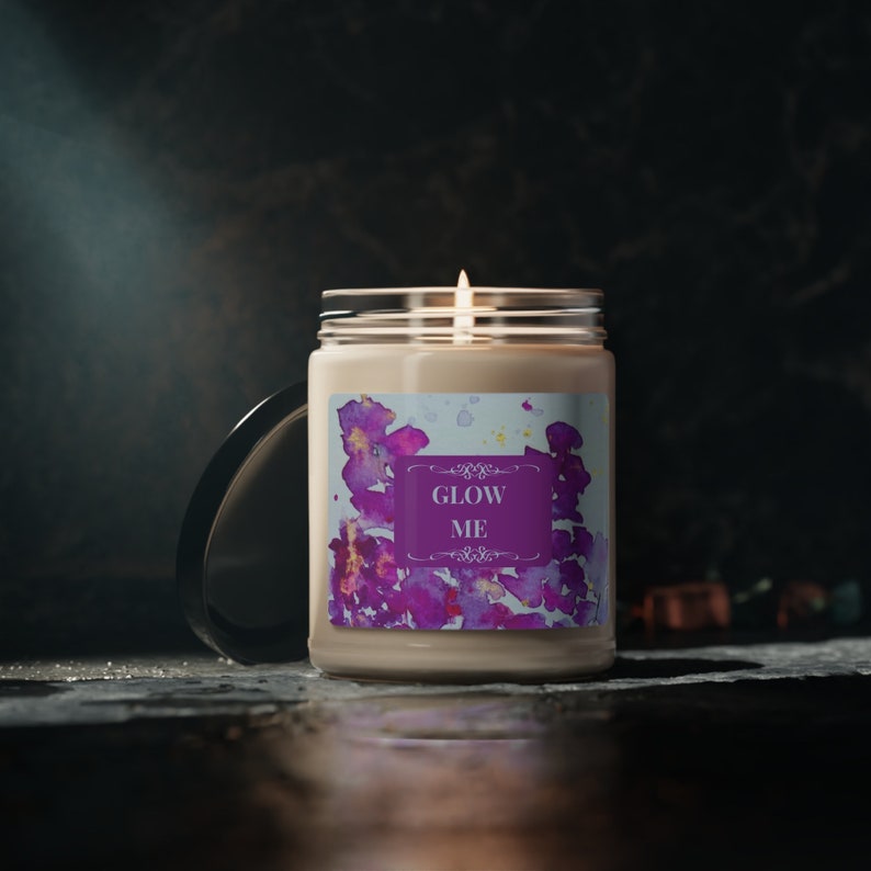 Glow ME Candle handmade Label Design, Free Shipping, Artisanal Luxury ...