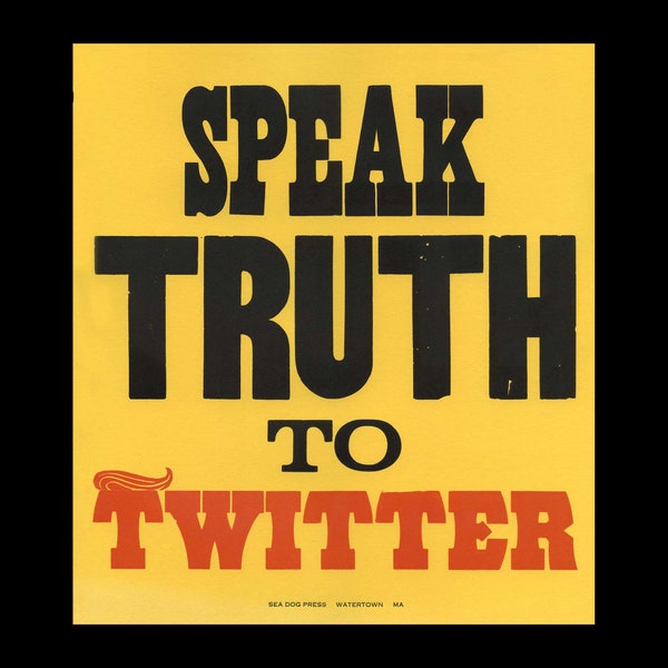 Twitter Poster - Etsy