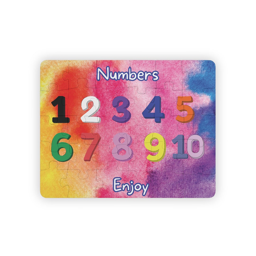 Kids' Learning 123 Puzzle Educational 30-piece Number Puzzle for ...