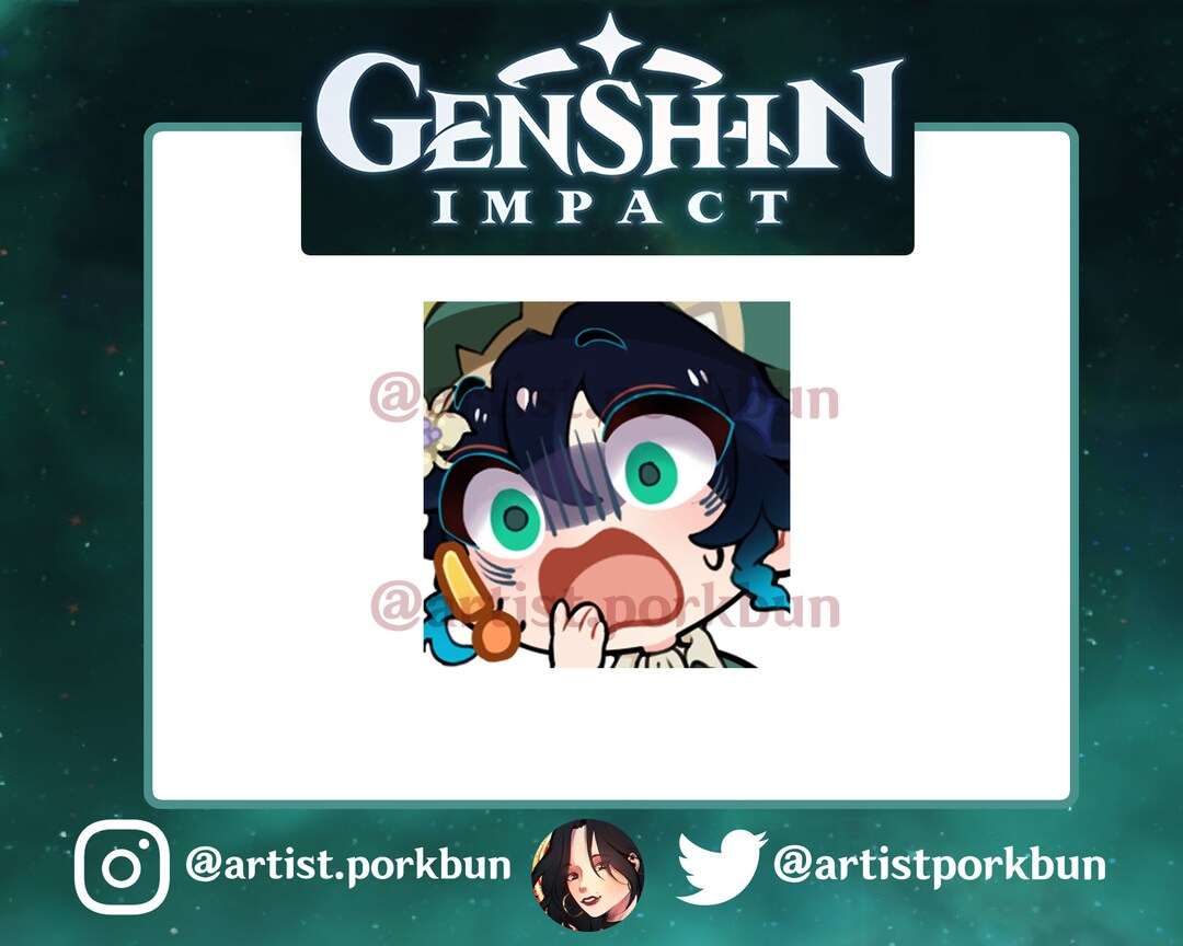 Genshin Impact Venti Shock Emote for Twitch/discord/youtube - Etsy