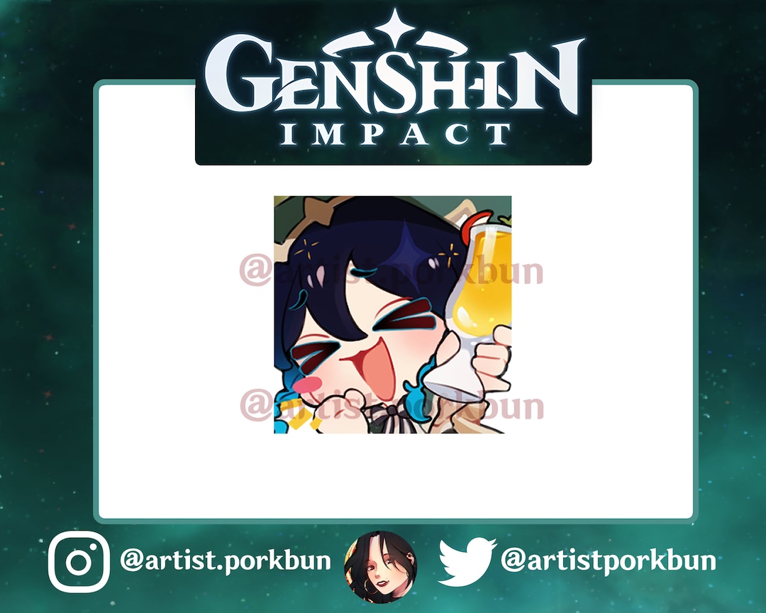 Genshin Impact Venti Yay Emote for Twitch/discord/youtube - Etsy