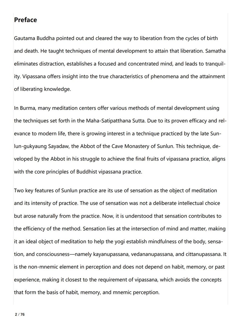 Myanmar Buddhist Meditation Booklet Digital Book Reading Yoga Study ...