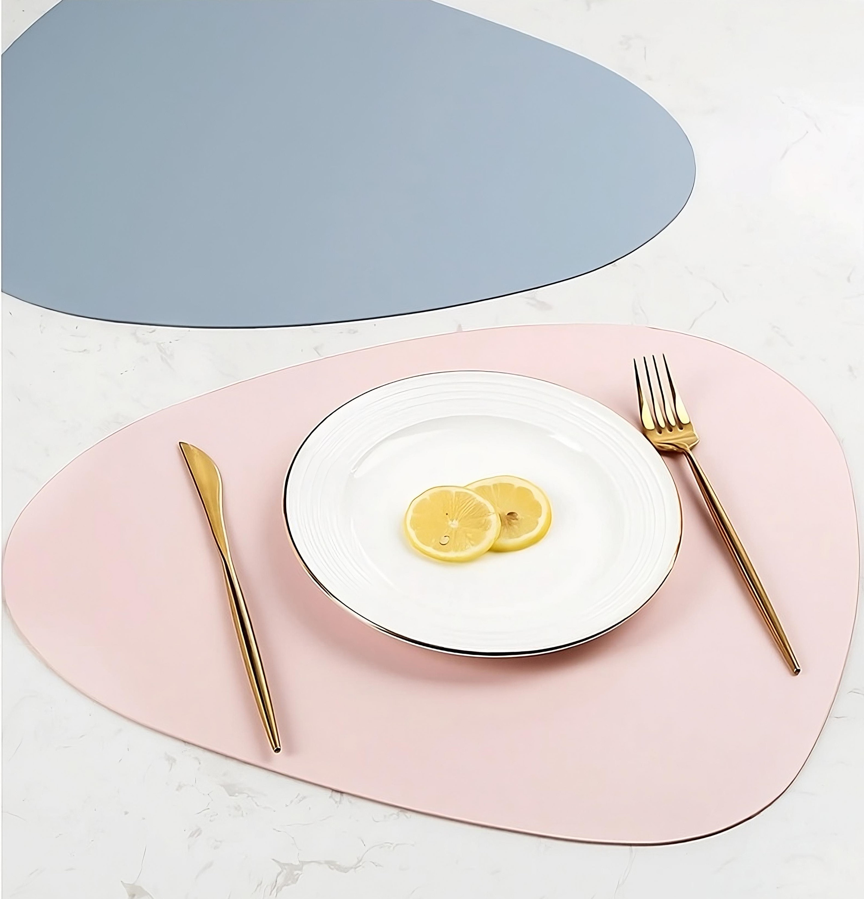 Western Style Leather Placemat Waterproof, Heat Insulated, Non-slip ...