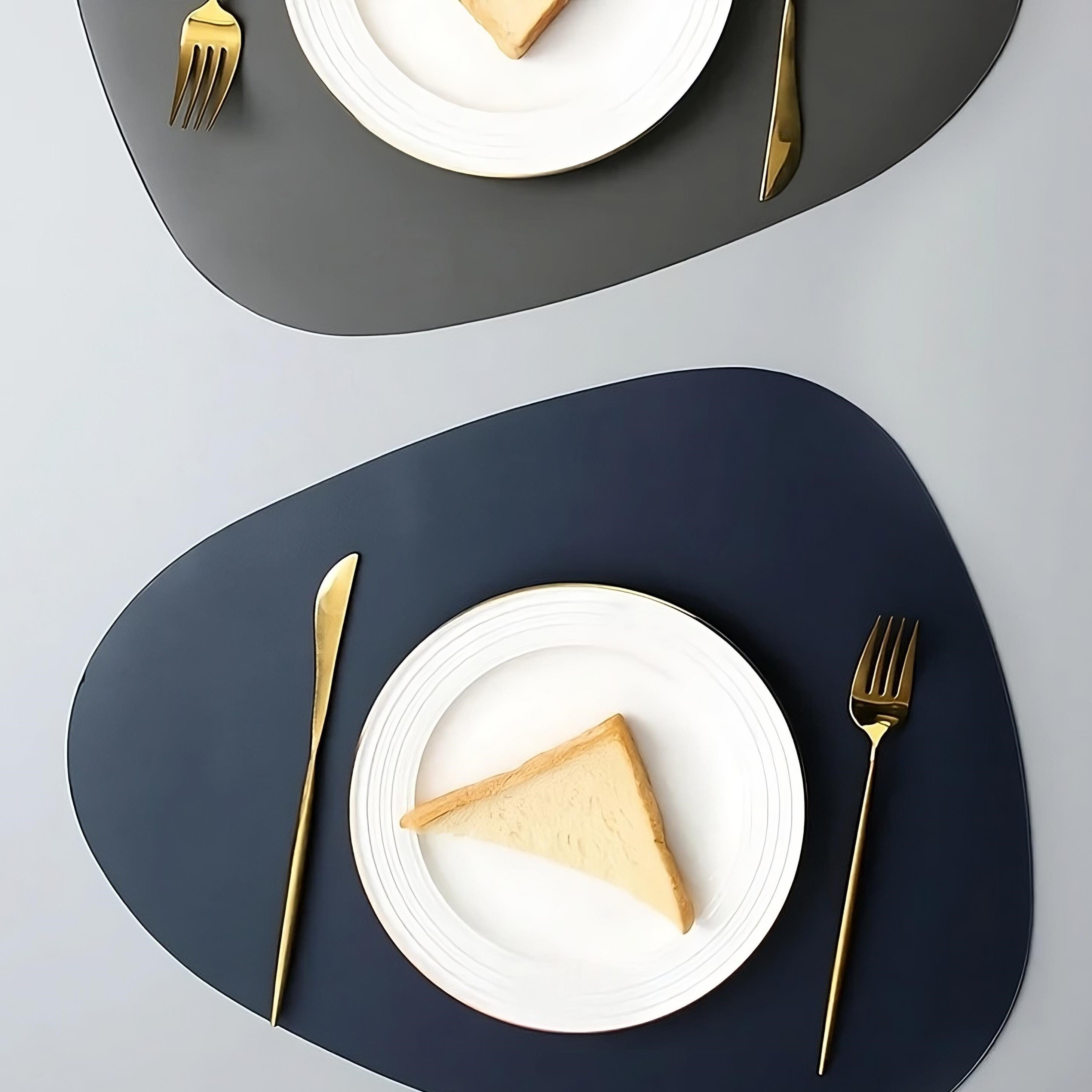 Western Style Leather Placemat Waterproof, Heat Insulated, Non-slip ...